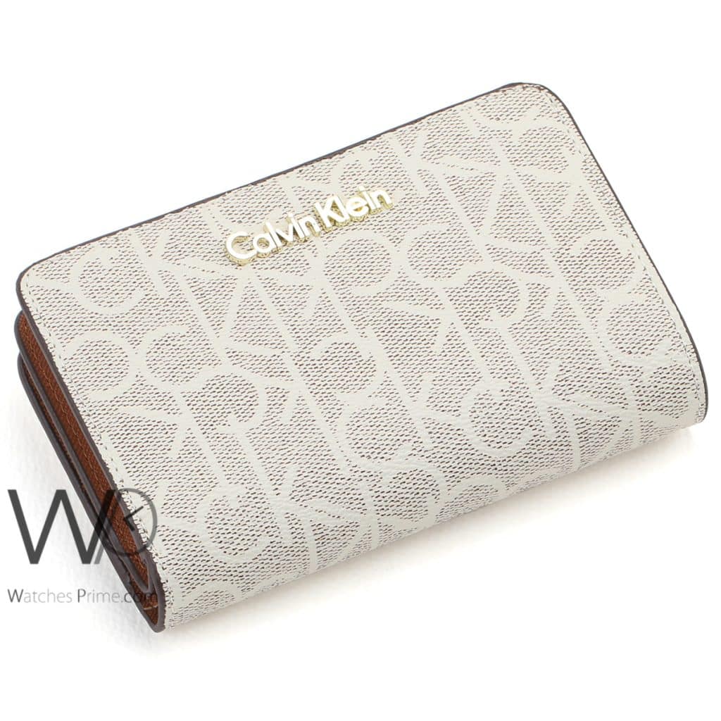 Calvin Klein Wallet Original White For Women | Watches Prime