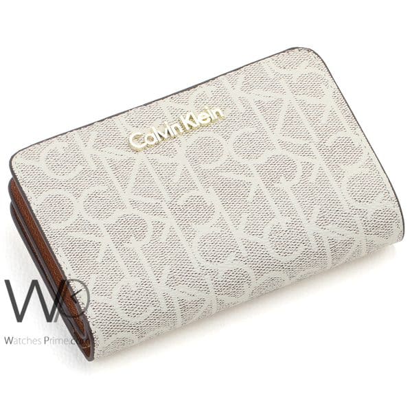Calvin Klein Wallet Original White For Women | Watches Prime