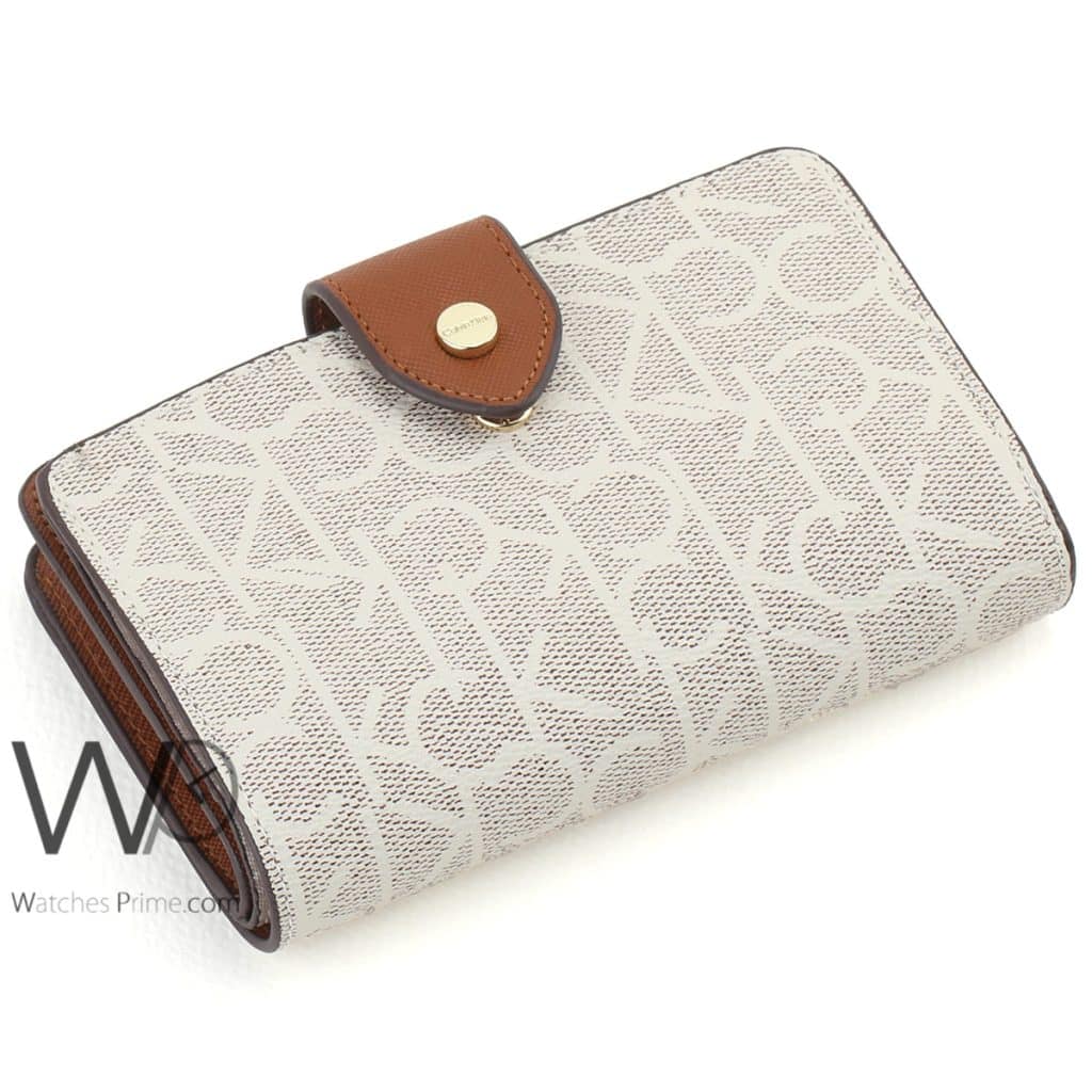 Calvin Klein Wallet Original White For Women | Watches Prime