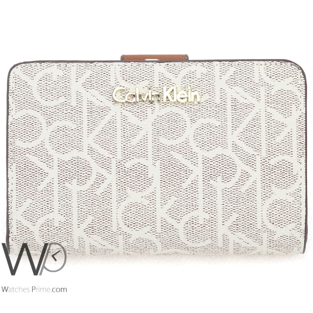 Calvin Klein Wallet Original White For Women | Watches Prime
