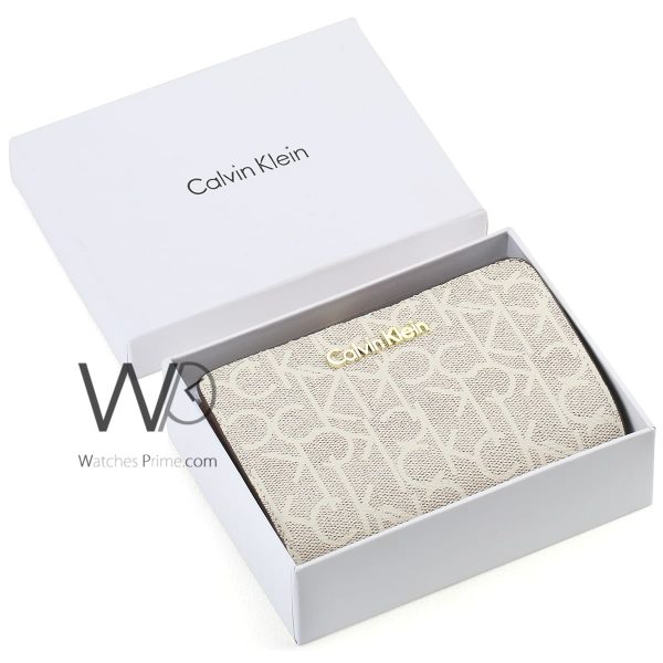 Calvin Klein Wallet Original White For Women | Watches Prime