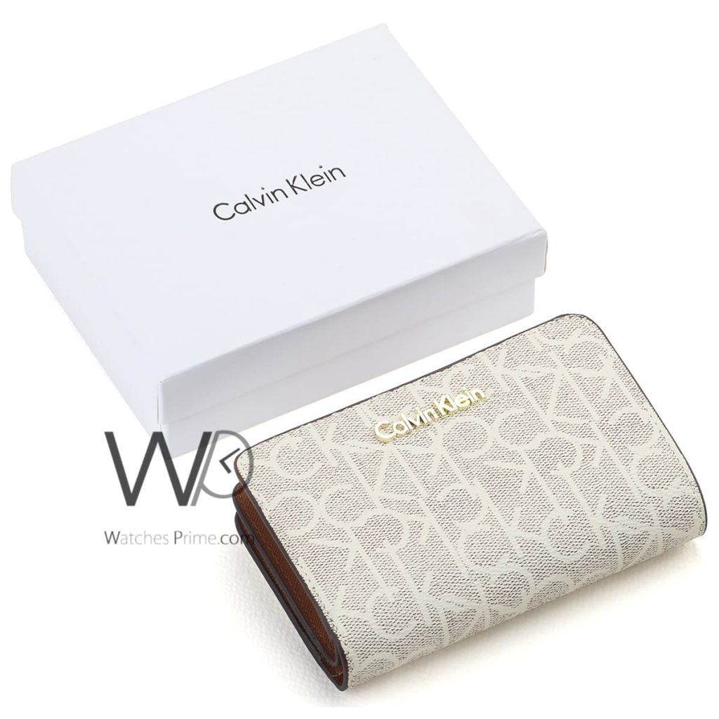 Calvin Klein Wallet Original White For Women | Watches Prime