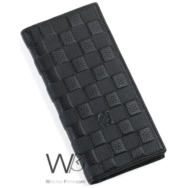 Louis Vuitton LV Long Wallet Black For Men | Watches Prime