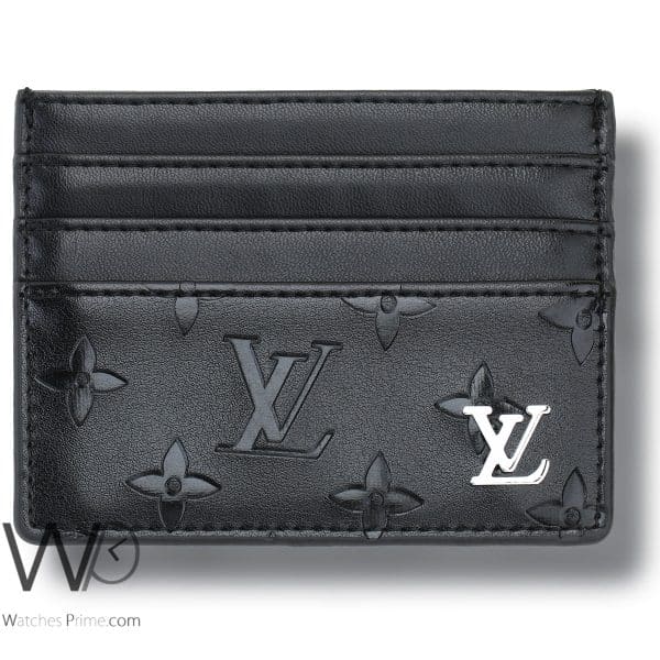 Louis Vuitton LV Card Holder Wallet Black Men | Watches Prime