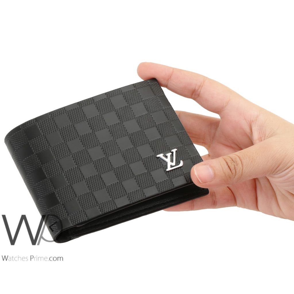Louis Vuitton LV Wallet For Men Black | Watches Prime