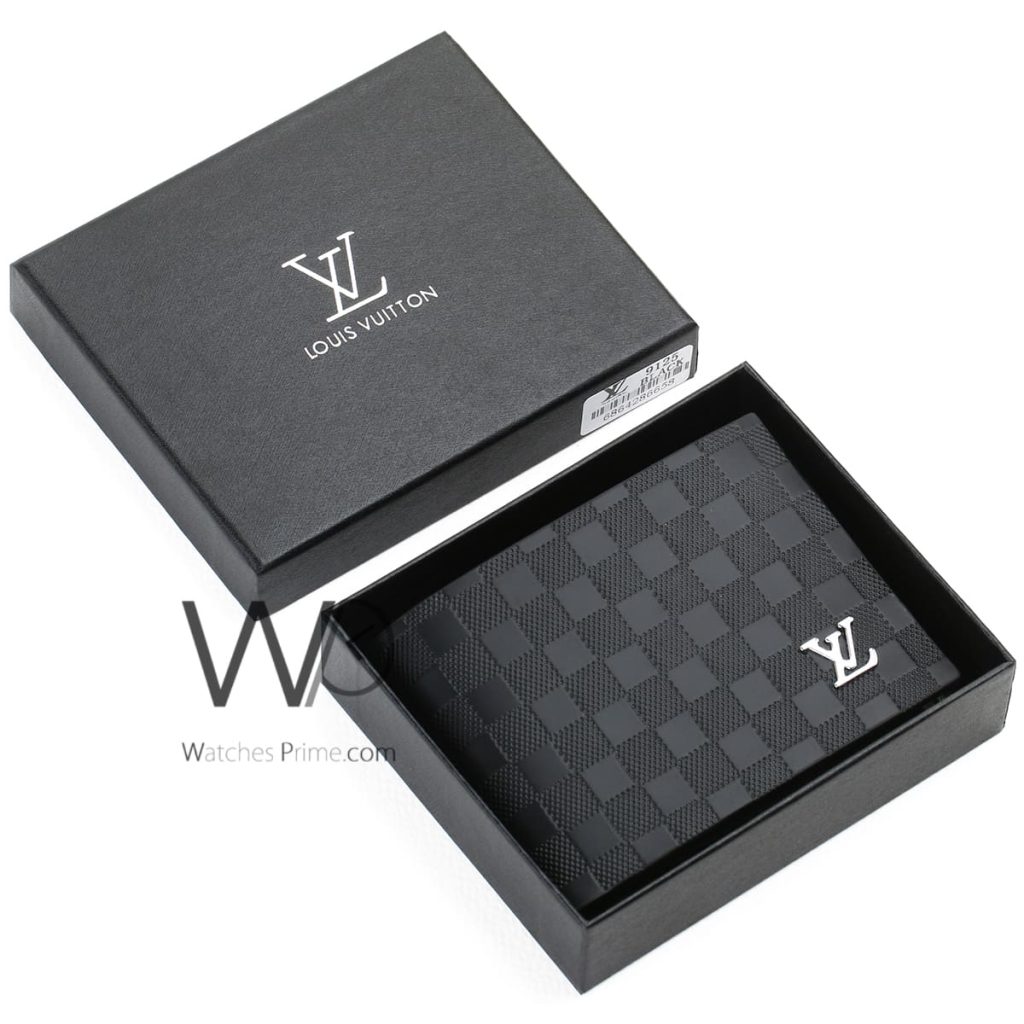 Louis Vuitton LV Wallet For Men Black | Watches Prime
