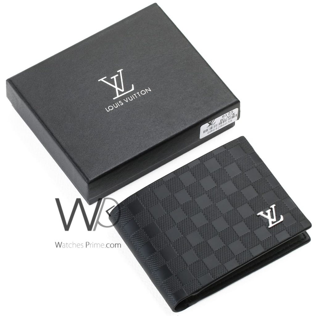 Louis Vuitton LV Wallet For Men Black | Watches Prime