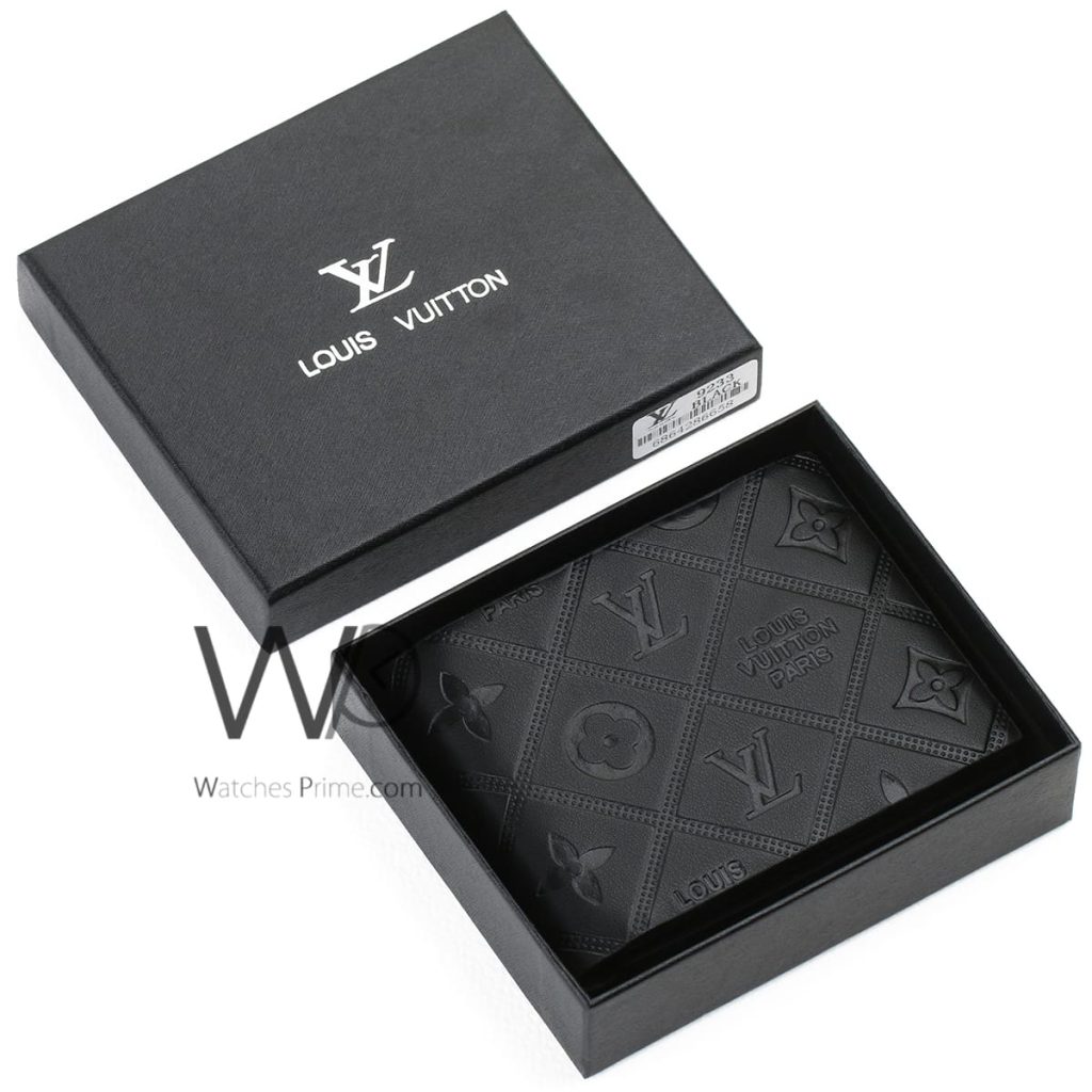 Louis Vuitton LV Wallet Black For Men | Watches Prime
