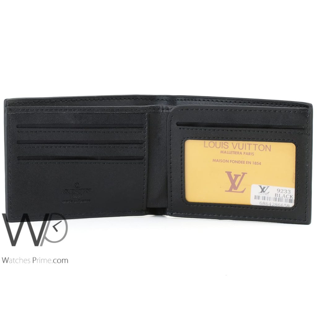 Louis Vuitton LV Wallet Black For Men | Watches Prime