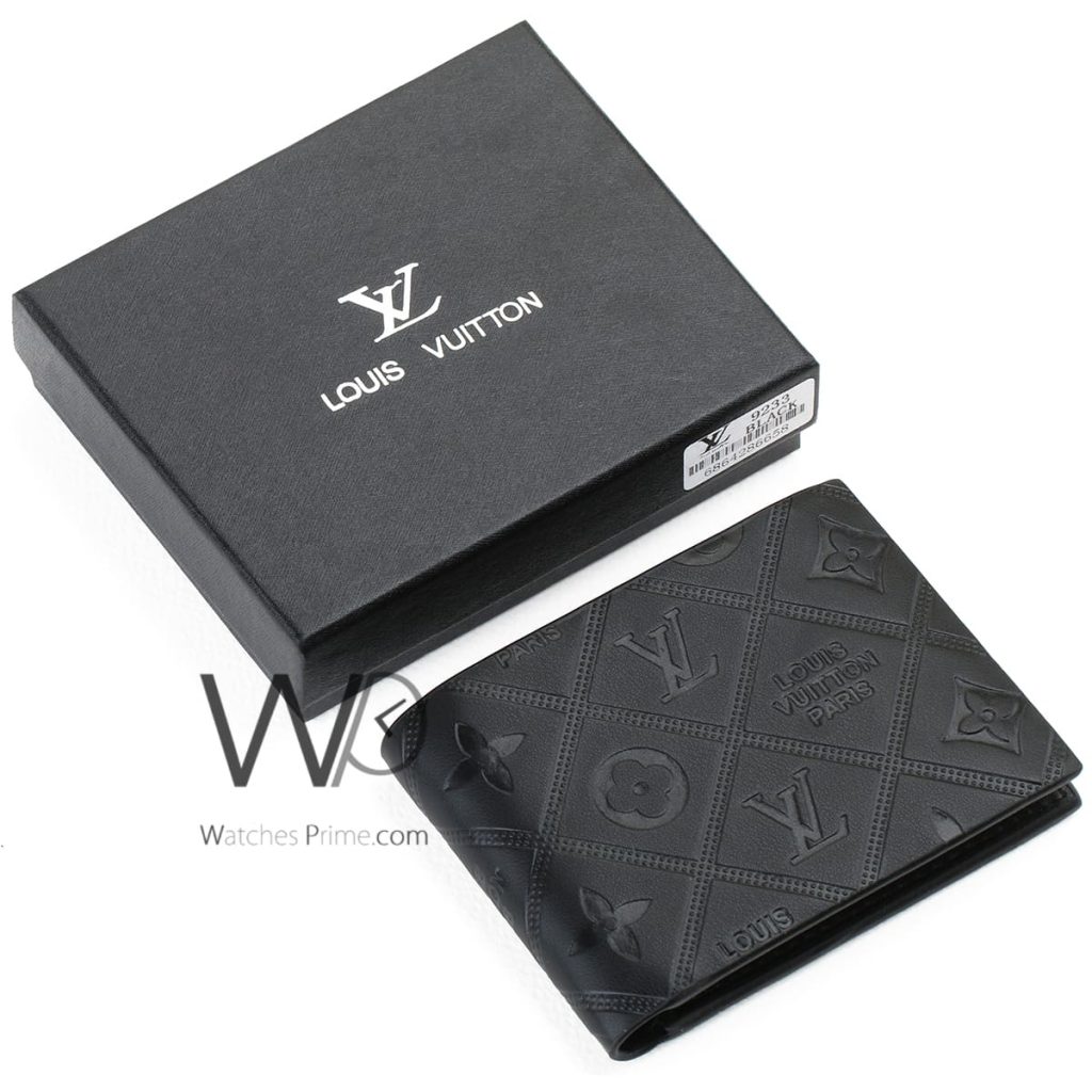 Louis Vuitton LV Wallet Black For Men | Watches Prime