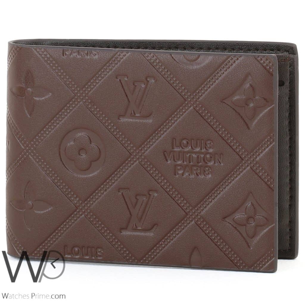 Louis Vuitton LV Wallet Brown For Men | Watches Prime