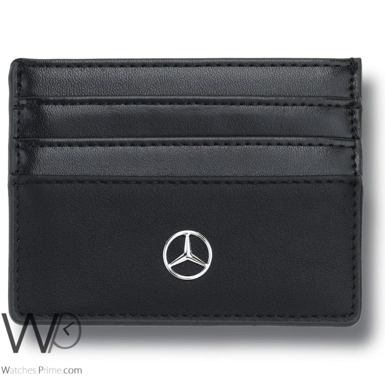 Mercedes Benz Card Holder Wallet Black Men | Watches Prime
