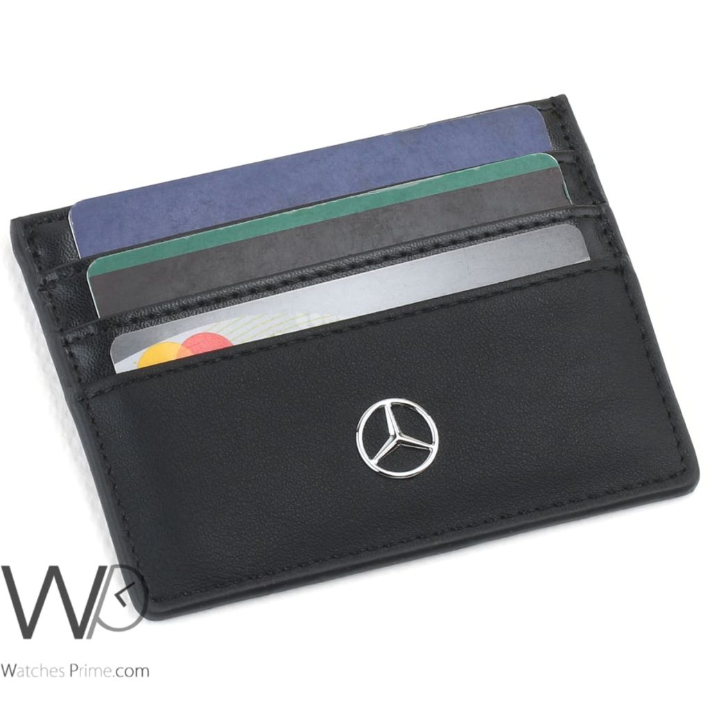 Mercedes Benz Card Holder Wallet Black Men | Watches Prime