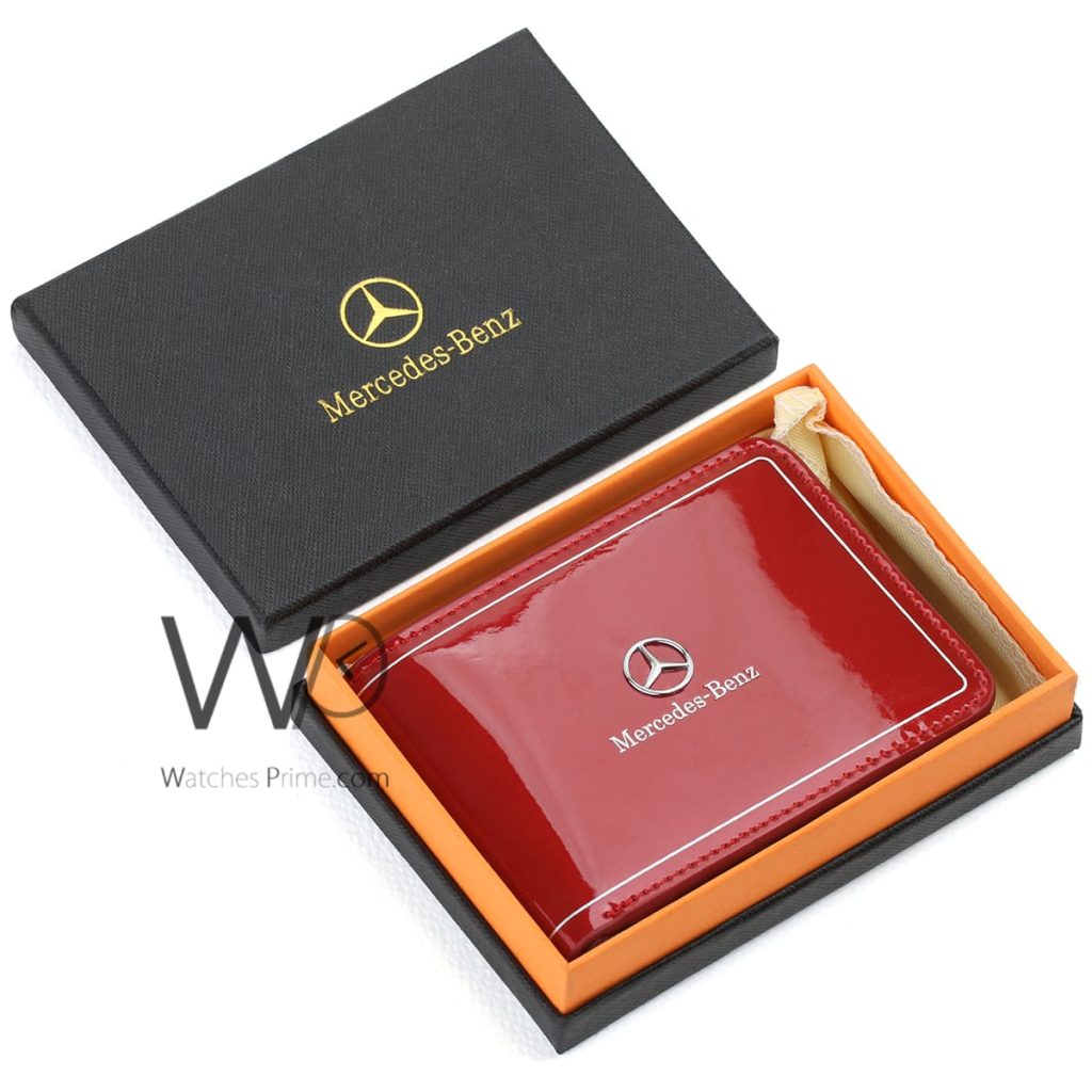 Mercedes Benz Wallet Red For Men | Watches Prime