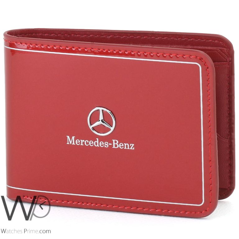 Mercedes Benz Wallet Red For Men | Watches Prime