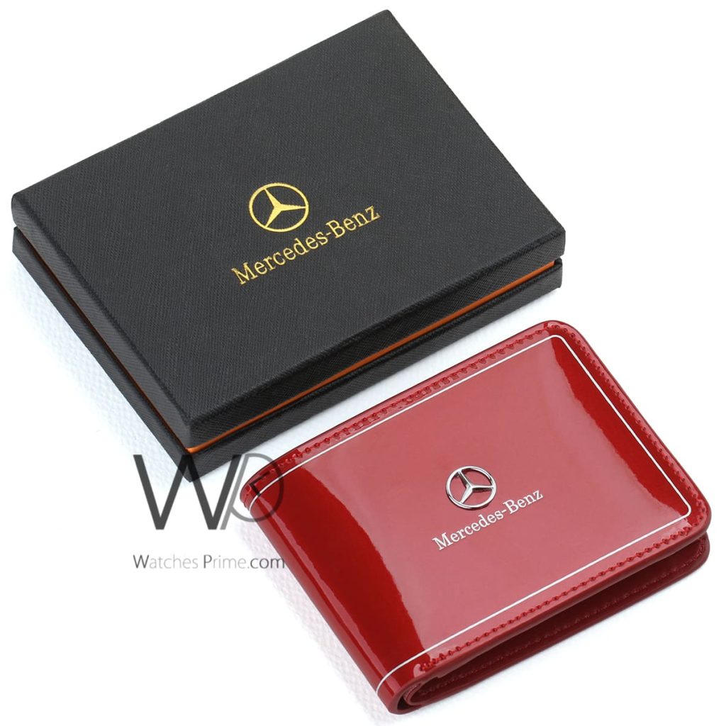 Mercedes Benz Wallet Red For Men | Watches Prime