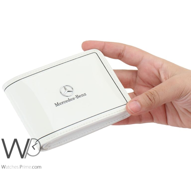 Mercedes Benz Wallet White For Men | Watches Prime
