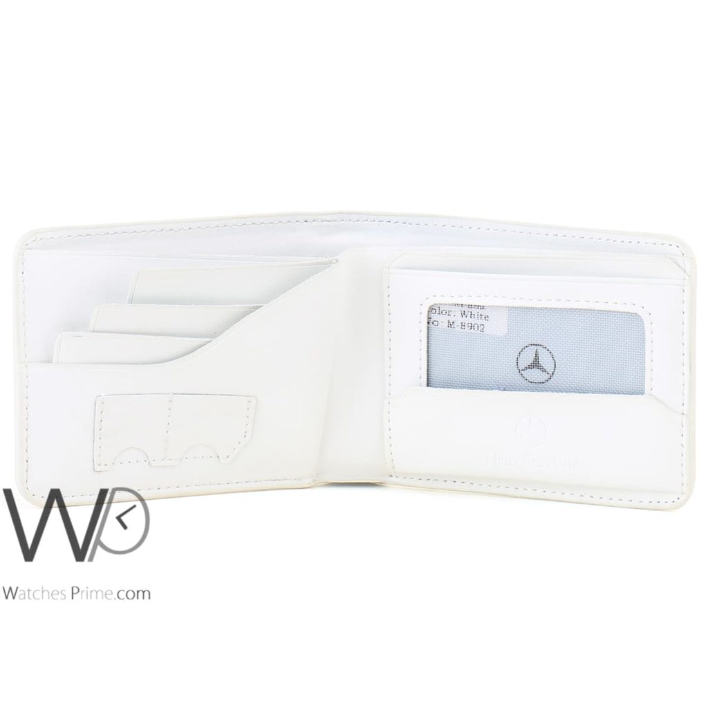 Mercedes Benz Wallet White For Men | Watches Prime