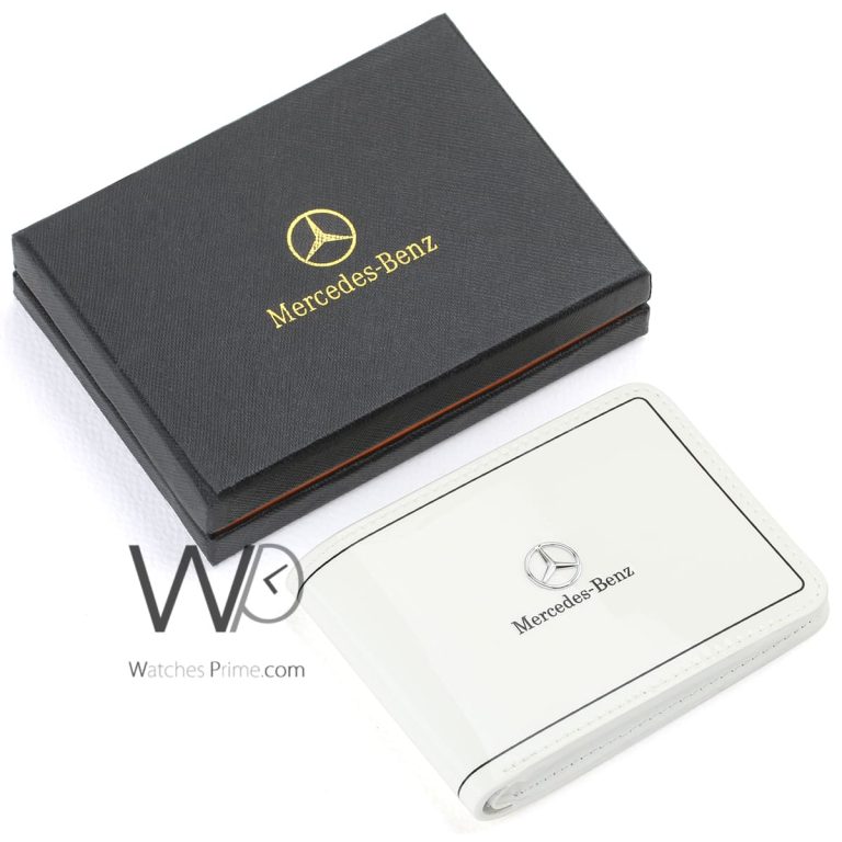 Mercedes Benz Wallet White For Men | Watches Prime