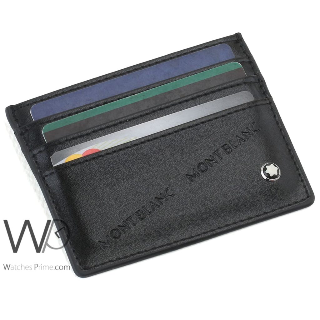 Mont blanc Holder Card Black Wallet For Men | Watches Prime