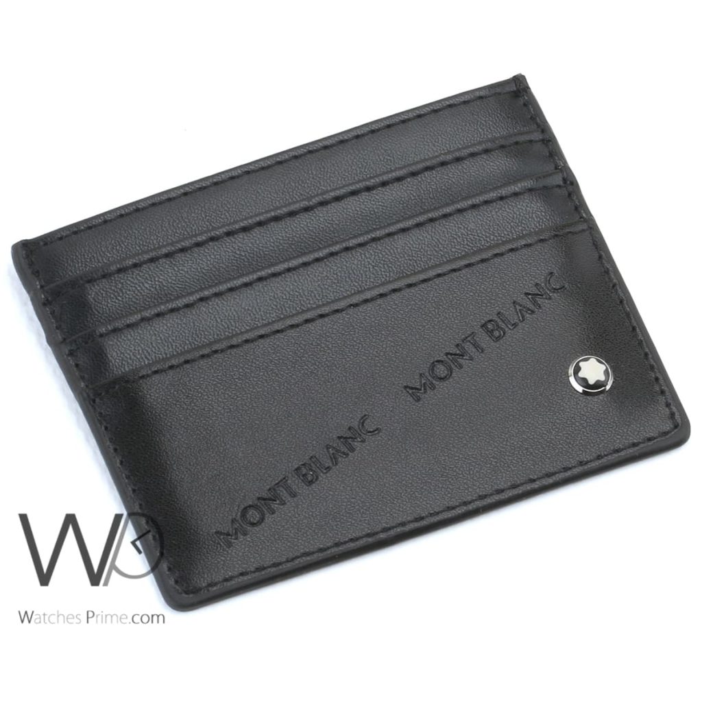 Mont blanc Holder Card Black Wallet For Men | Watches Prime