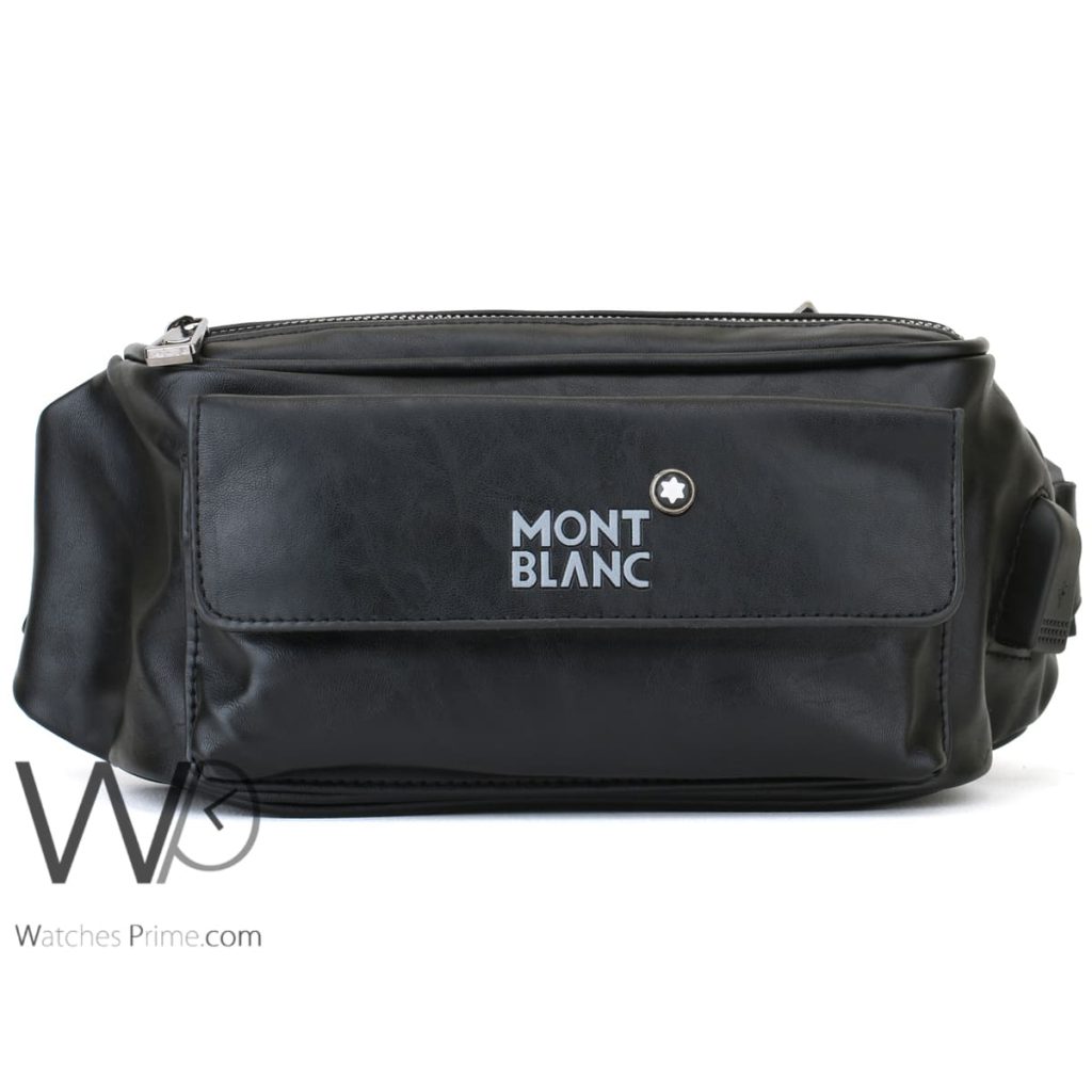Montblanc Leather Spirit Waist Belt Bag Men | Watches Prime