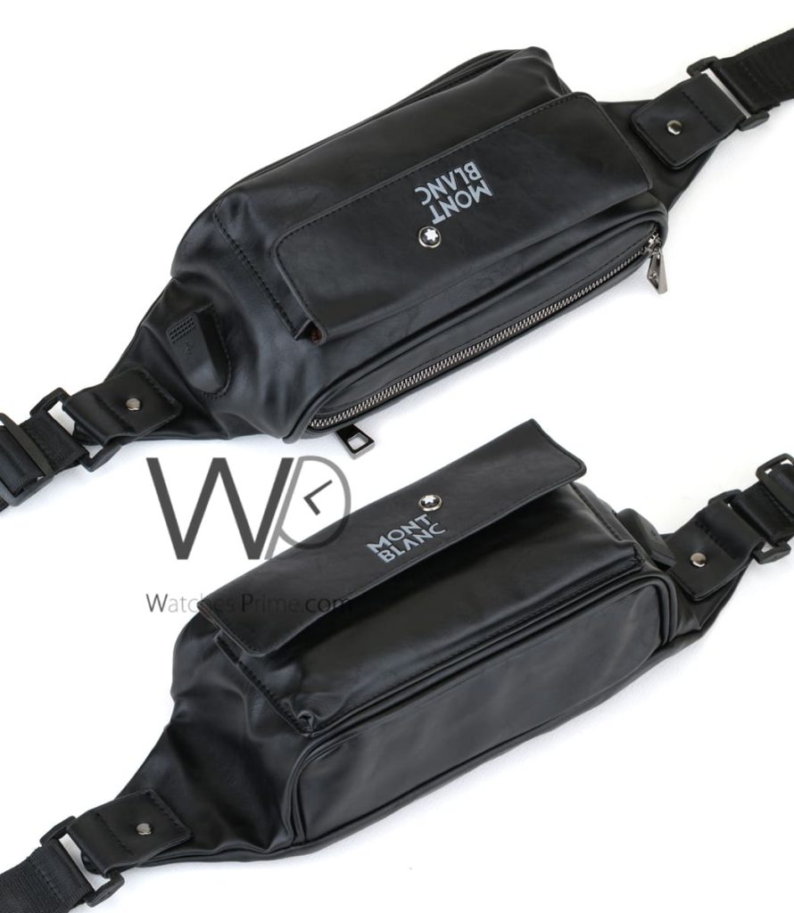 Montblanc Leather Spirit Waist Belt Bag Men | Watches Prime