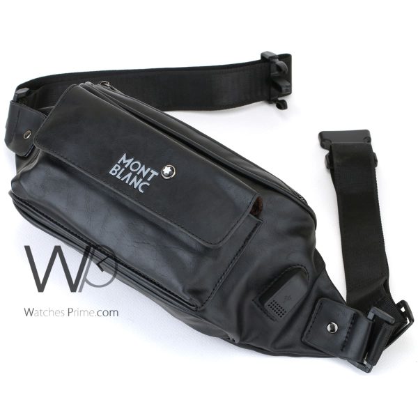 Montblanc Leather Spirit Waist Belt Bag Men | Watches Prime