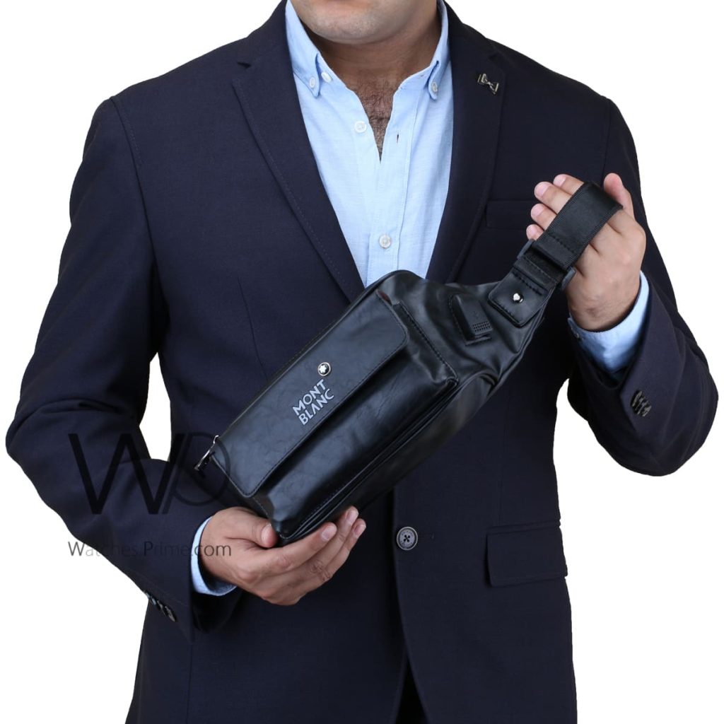 Montblanc Leather Spirit Waist Belt Bag Men | Watches Prime