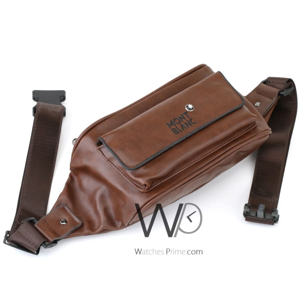 Montblanc Leather Spirit Waist Belt Bag Men | Watches Prime