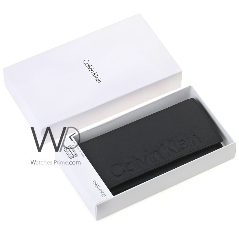 Calvin Klein Wallet Long Original Black Men | Watches Prime