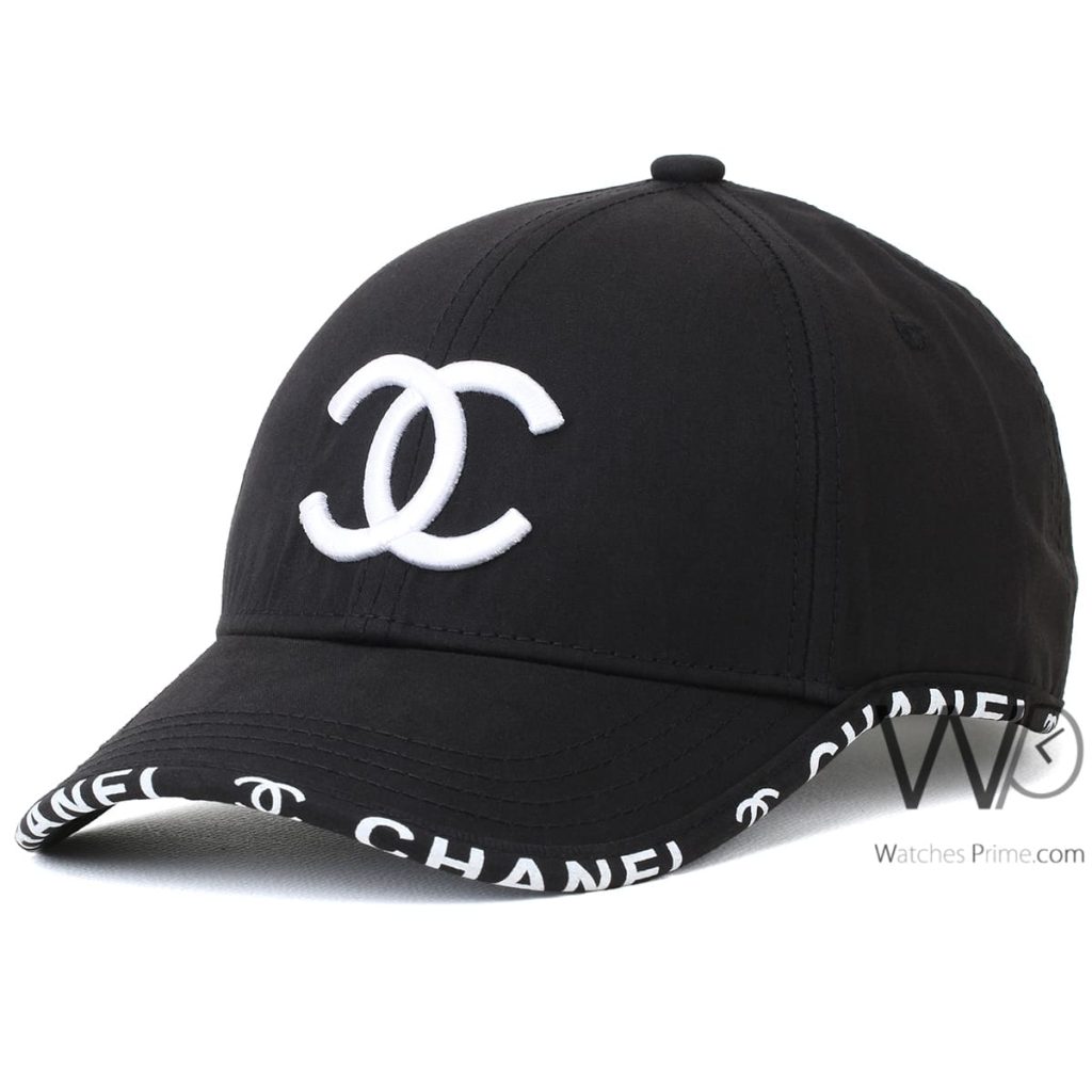 Chanel Black Cotton Baseball Cap | Watches Prime
