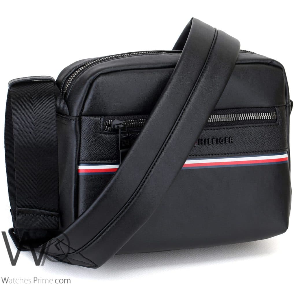 Leather Oiginal Tommy Hilfiger Men Bag | Watches Prime