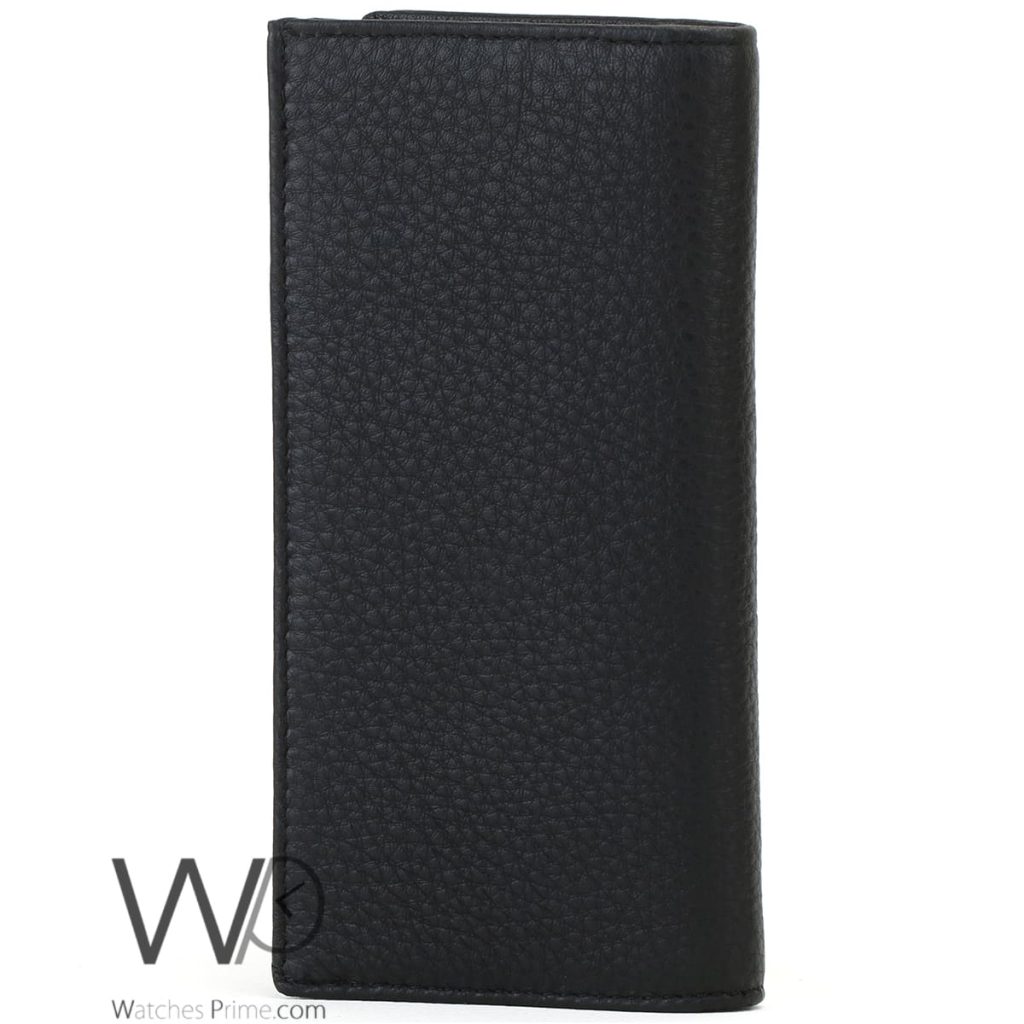 Burberry Long Wallet Black Leather For Men | Watches Prime