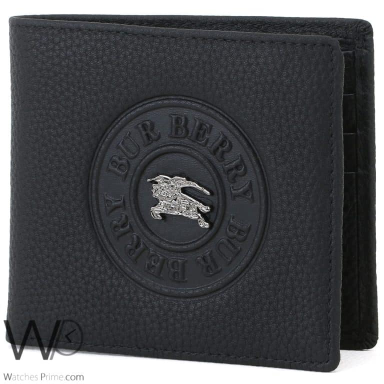 Burberry Wallet Leather For Men Black | Watches Prime