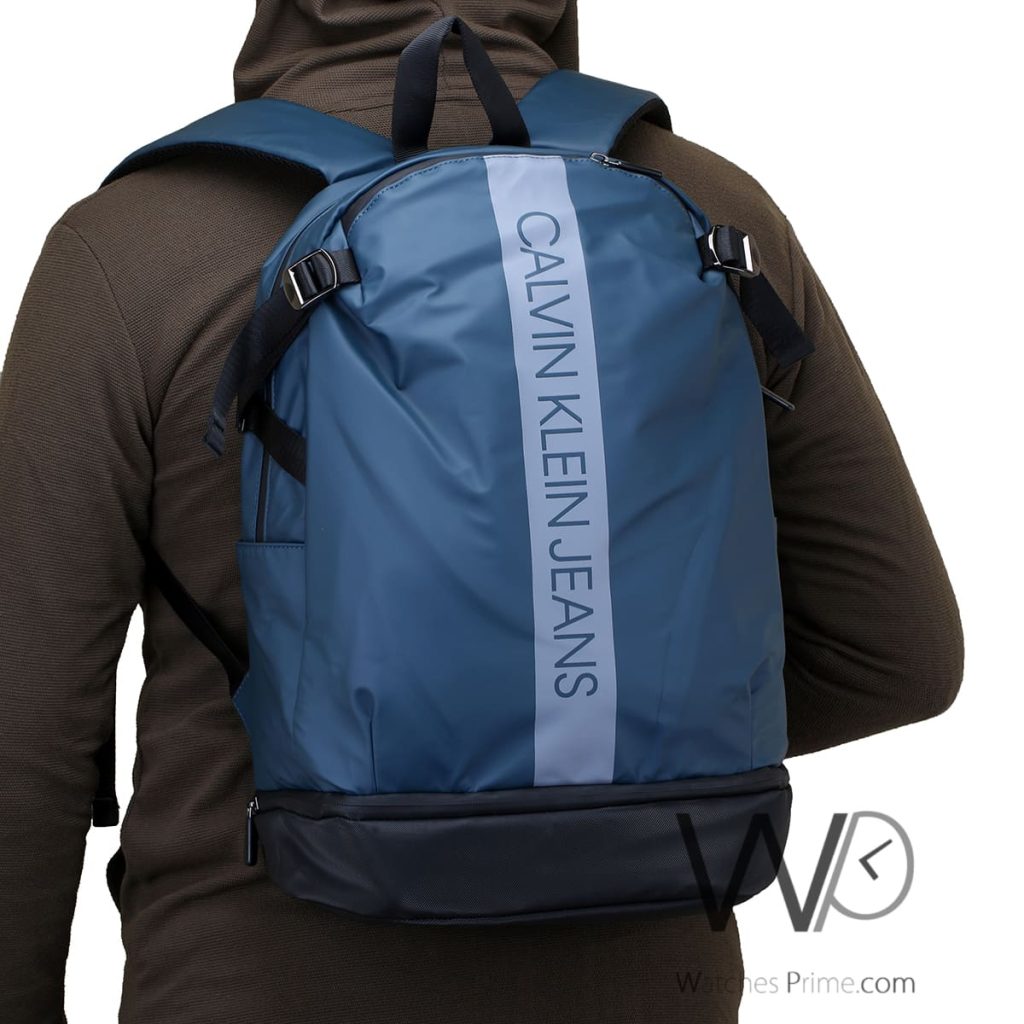 Calvin Klein Jeans CK Backpack Bag Navy Blue | Watches Prime