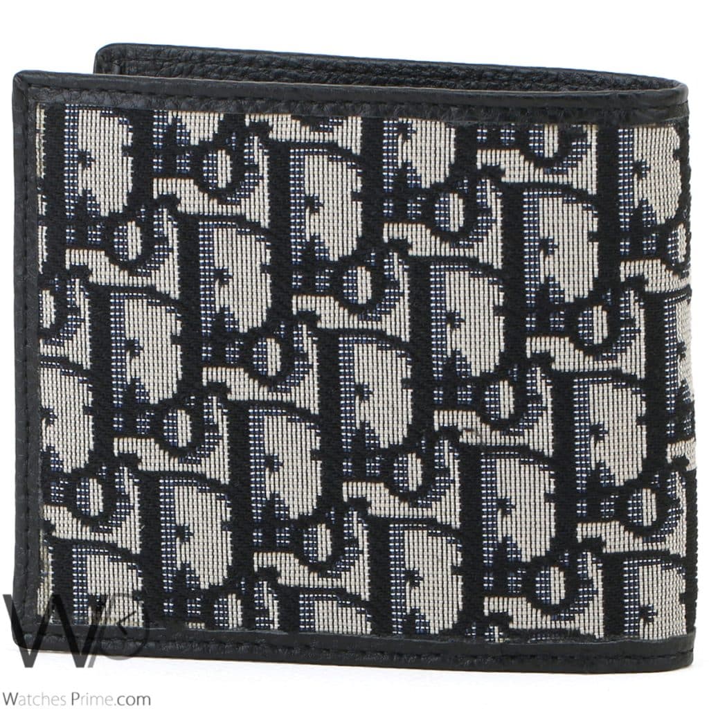 Dior Wallet Patterned White Black For Men | Watches Prime