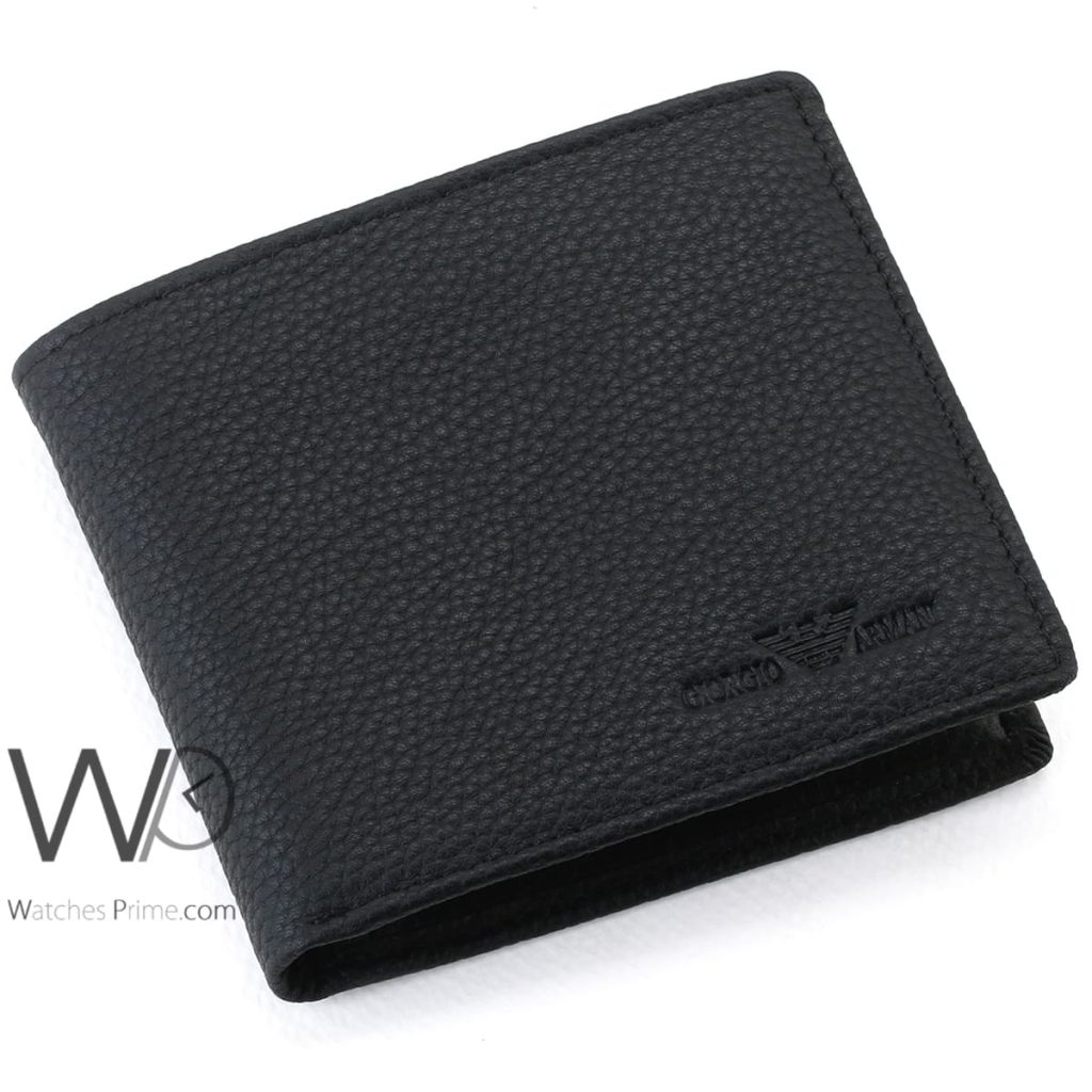 Giorgio Armani Wallet Leather For Men | Watches Prime
