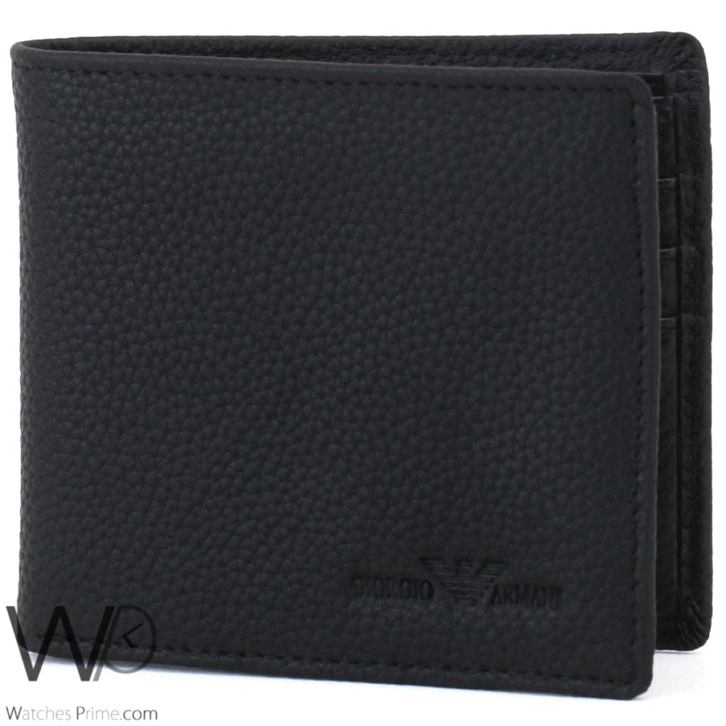 Giorgio Armani Wallet Leather For Men | Watches Prime