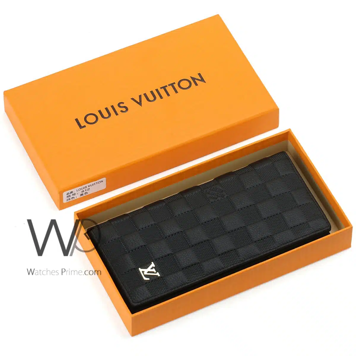 Louis Vuitton LV Long Wallet Black For Men | Watches Prime