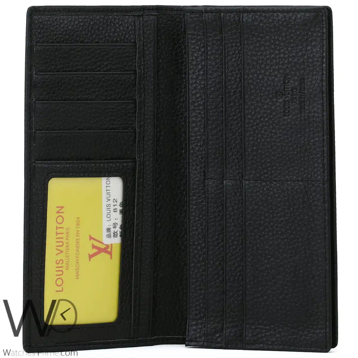 Louis Vuitton LV Long Wallet Black For Men | Watches Prime