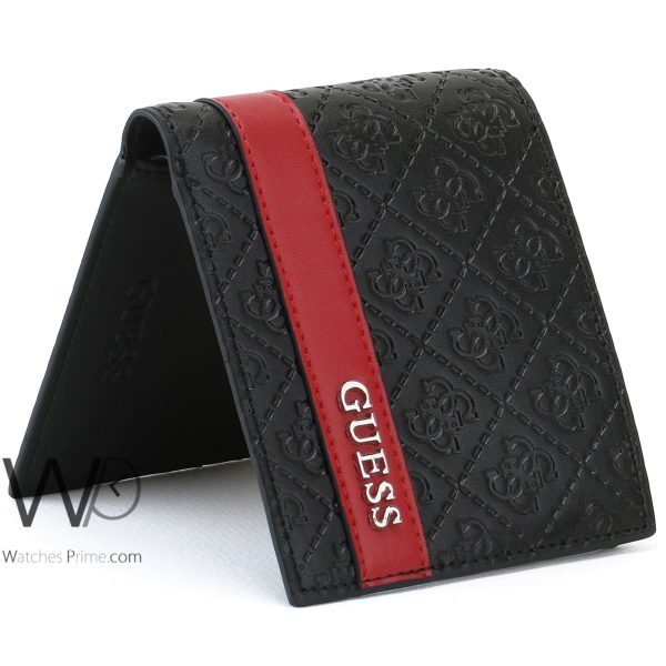 Guess wallet Patterned Black For Men Leather | Watches Prime