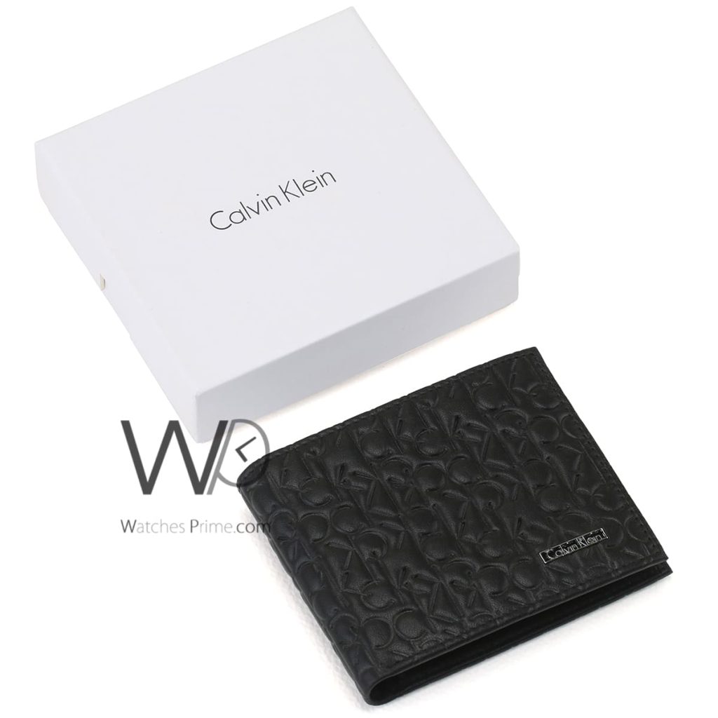 Calvin Klein Card Holder CK Patterned Wallet | Watches Prime