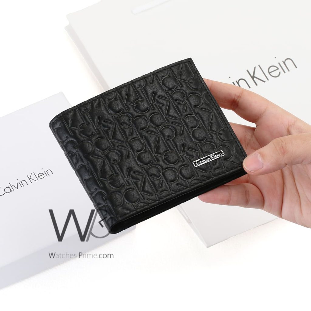 Calvin Klein Card Holder CK Patterned Wallet | Watches Prime