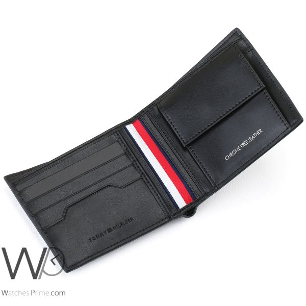 Tommy Wallet Genuine Leather Black For Men | Watches Prime