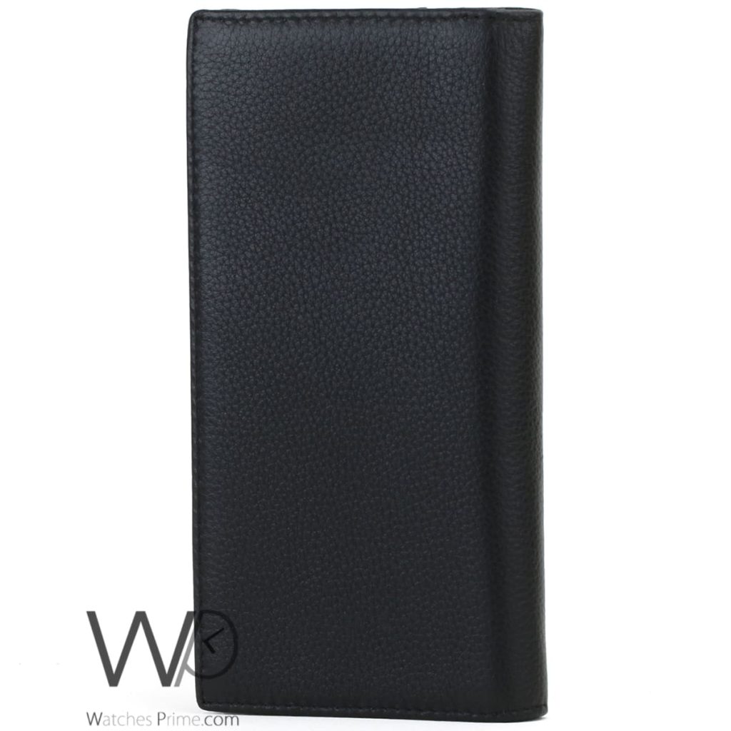 Prada Long Wallet Black For Men Leather | Watches Prime