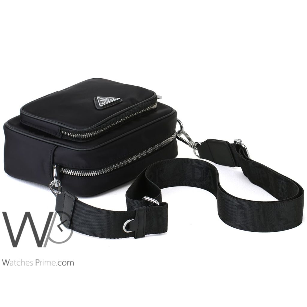 Prada Crossbody Handbag Bag Black For Men | Watches Prime