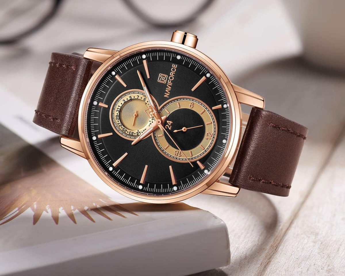 Naviforce Men's Watch NF3005 RG B D BN | Watches Prime