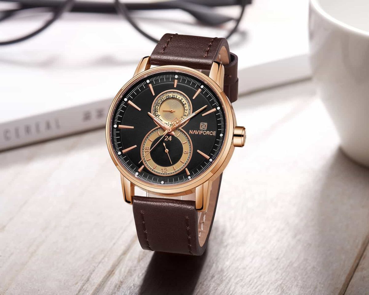 Naviforce Men's Watch NF3005 RG B D BN | Watches Prime