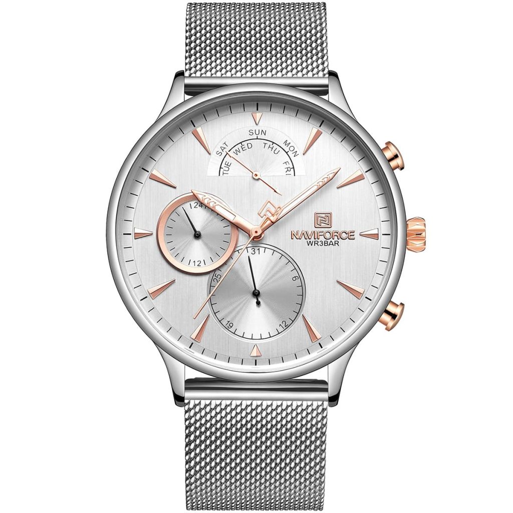 Naviforce Men's Watch NF3010 S W | Watches Prime